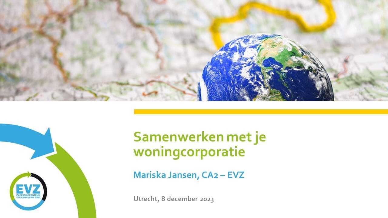 CO2-routekaart Roadshow 2023 - Expertisecentrum Verduurzaming Zorg